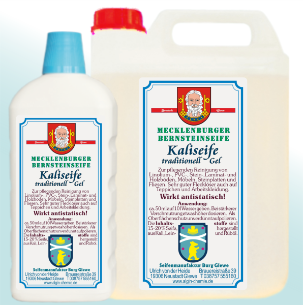 Kaliseife 1L Mecklenburger Bernstein Schmierseife naturell öko ...